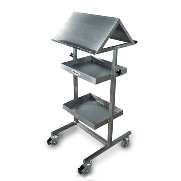 Mobile Book Holder Station. Adjustable. Dual-Sided. - BN100