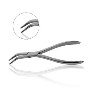 Dura-Strip Forceps - Angled, Serrated jaws 8.5" - AG001