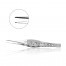 Ergonomic Forceps - Sharp Tip 7 - AB052