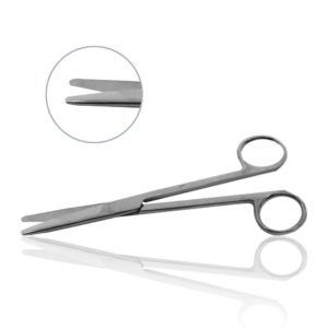 Dissection scissors for surgical and autopsy uses in morgues, labs ...