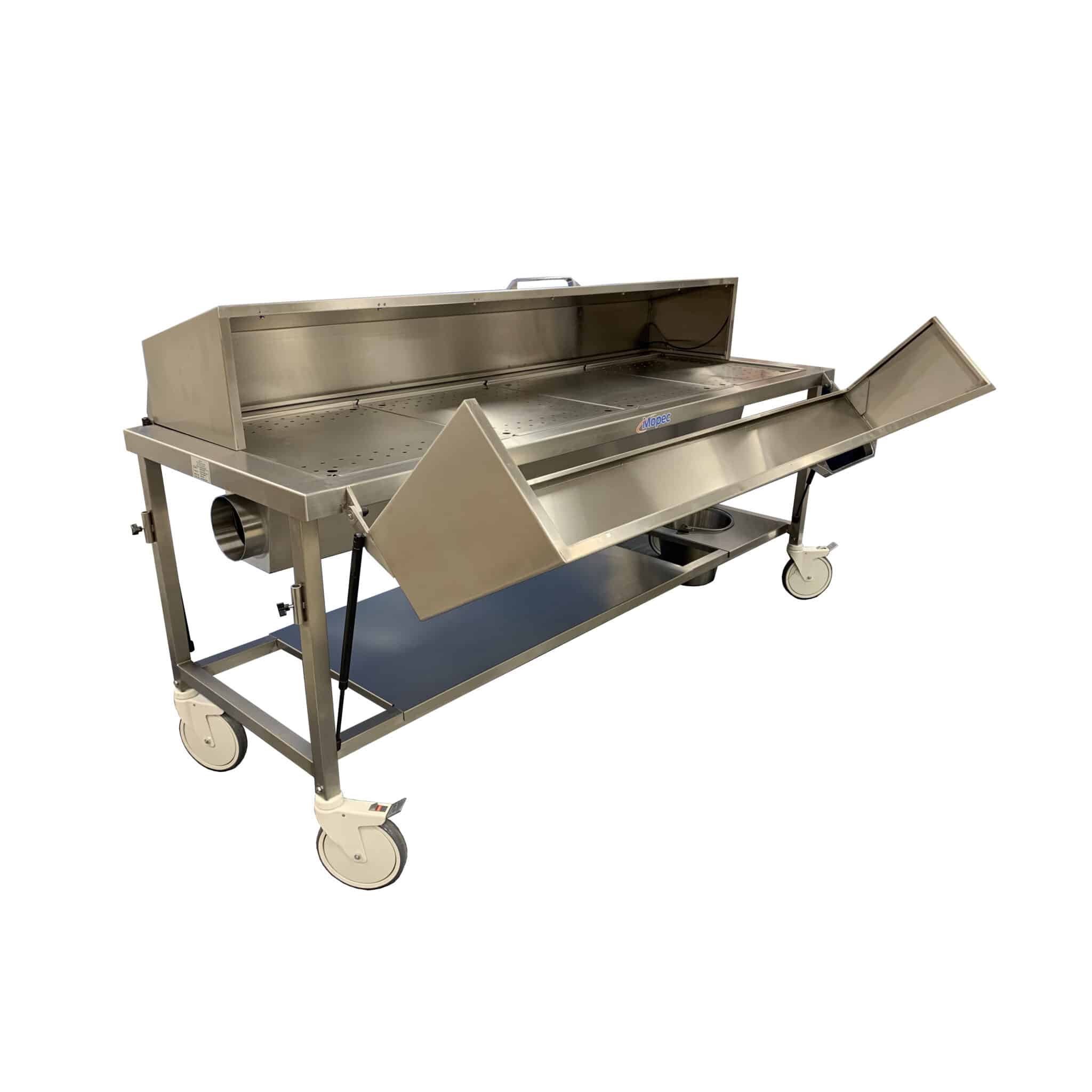 Covered Dissection Table with Lid Assist