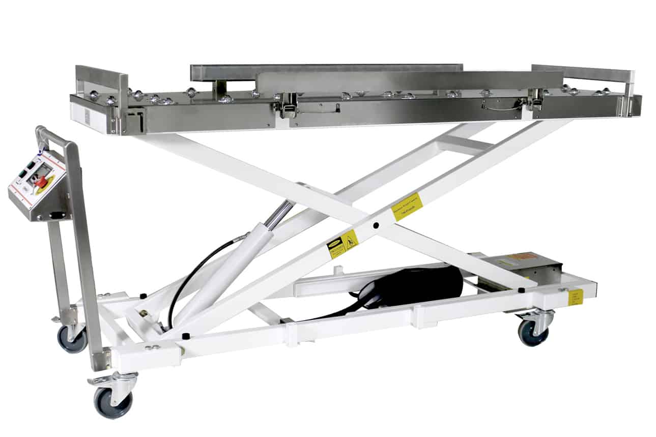 ThomasNet: Cadaver Lift Series Come With Single Scissor Frame | Mopec