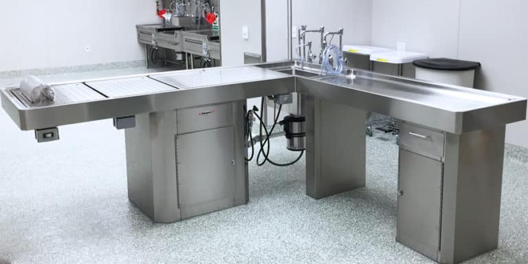 Stainless Steel Equipment for Morgues and Anatomy & Pathology Labs
