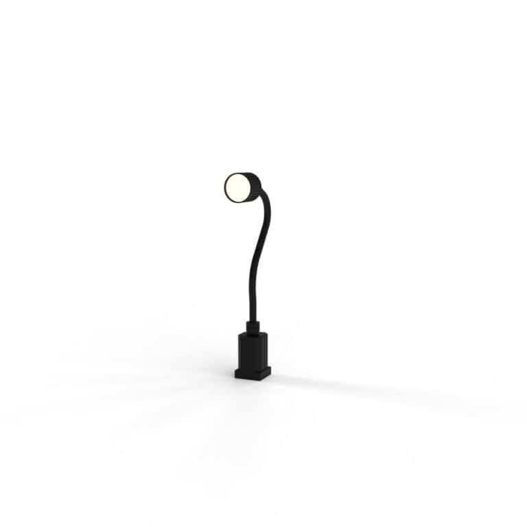 Ensemble Single Gooseneck LED Task Light - AX081 | Mopec