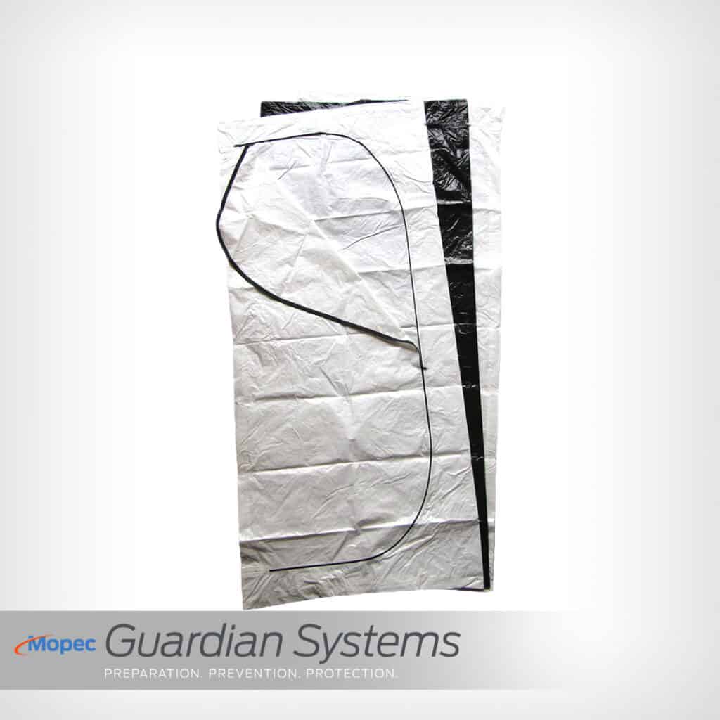 Body Bag, Envelope Zipper, CP Heavy Duty (1000lbs), Polyethylene w ...