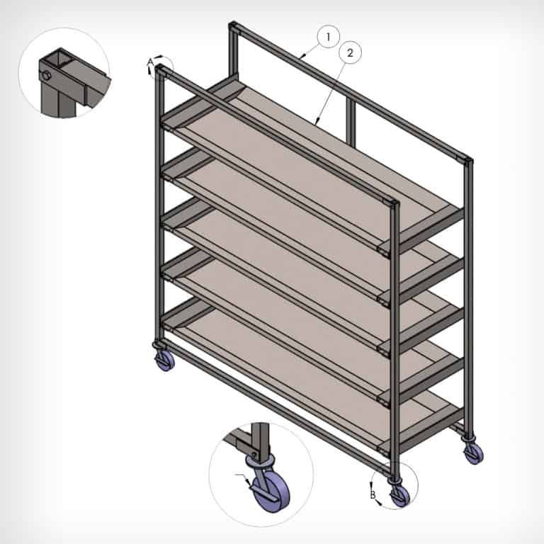 Cadaver Storage Racks | Mopec