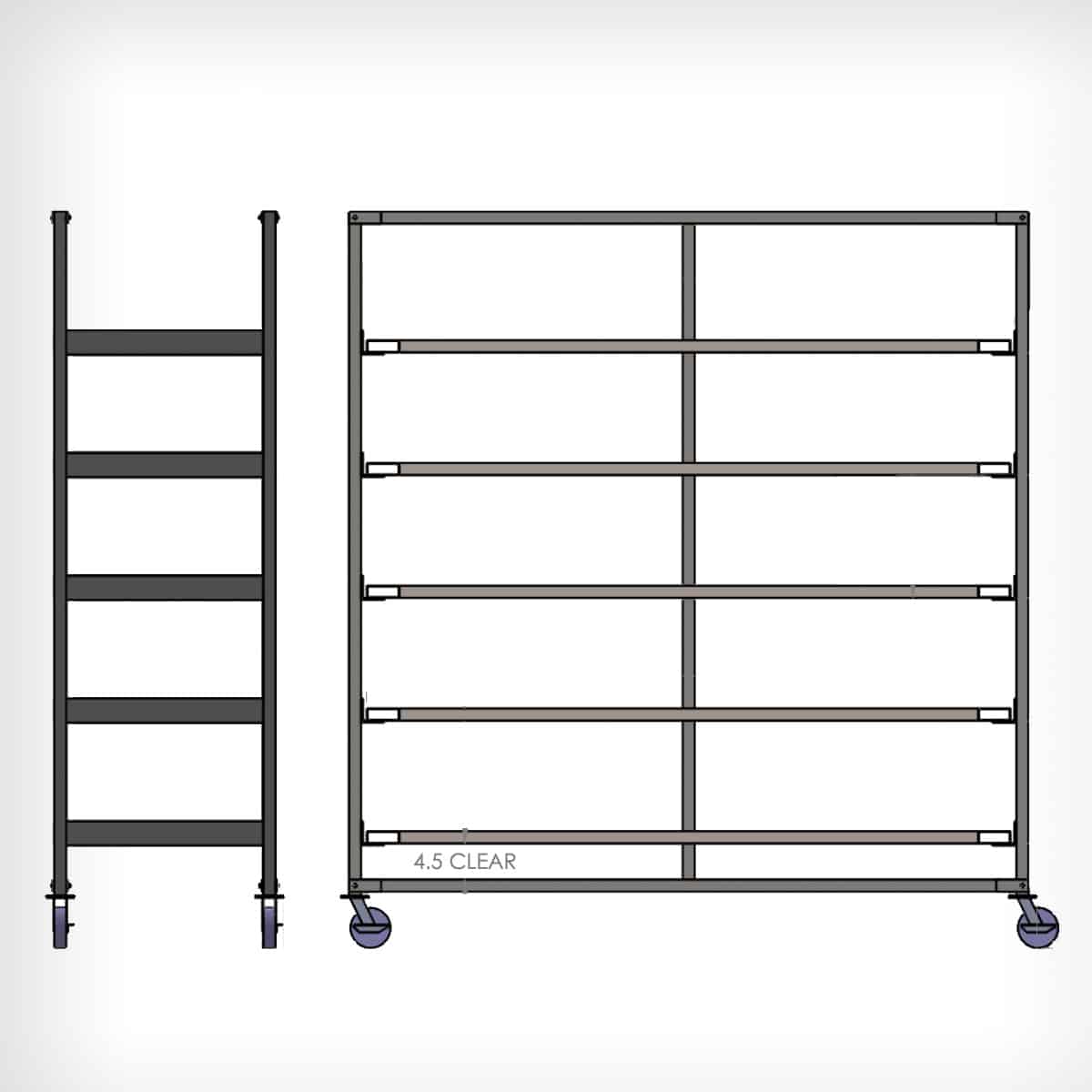 Guardian Rack Quick Deploy Morgue Rack & Body Tray System | Mopec