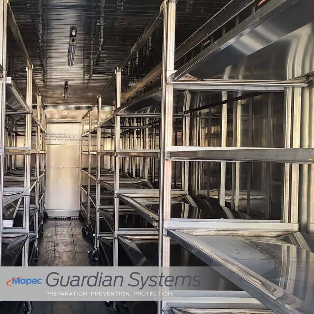 Guardian Morgue Overflow Cold Storage Container Systems | Mopec