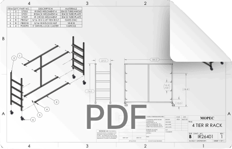 Guardian Rack Quick Deploy Morgue Rack & Body Tray System | Mopec