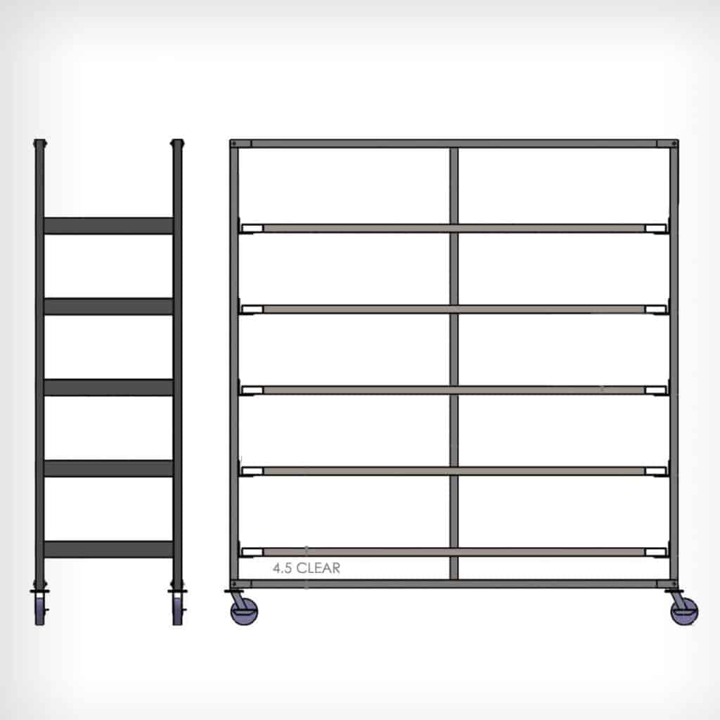 Guardian Rack Quick Deploy Morgue Rack & Body Tray System | Mopec
