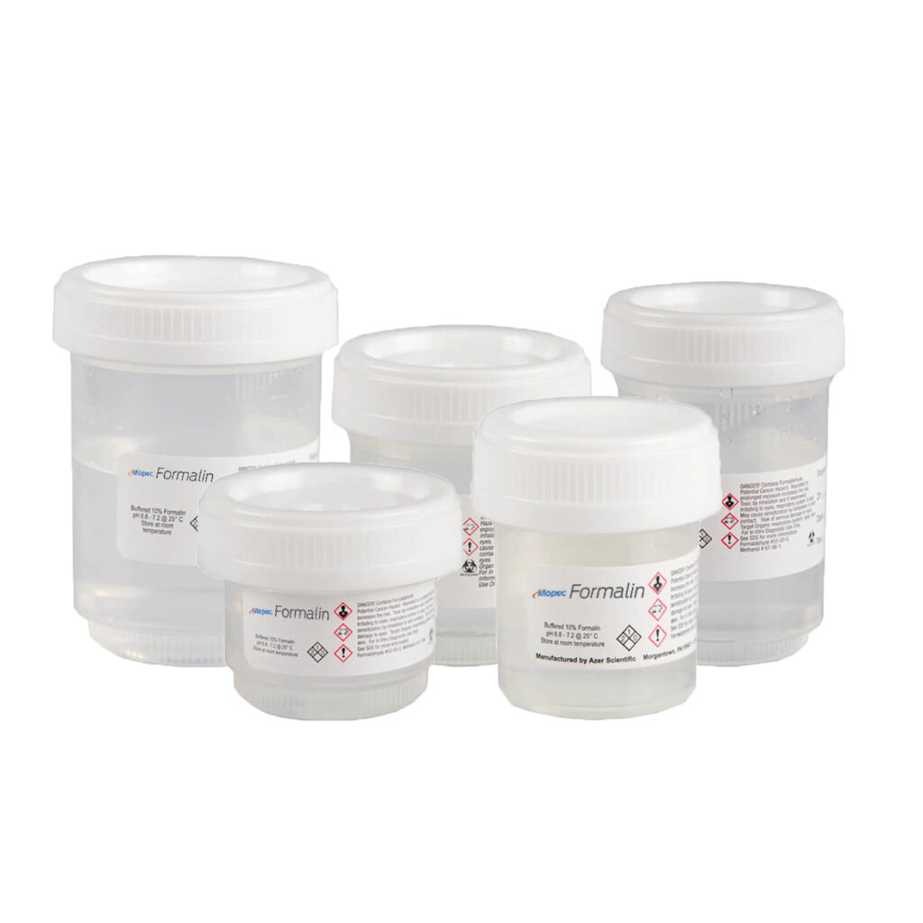 Prefilled Formalin Containers | Mopec