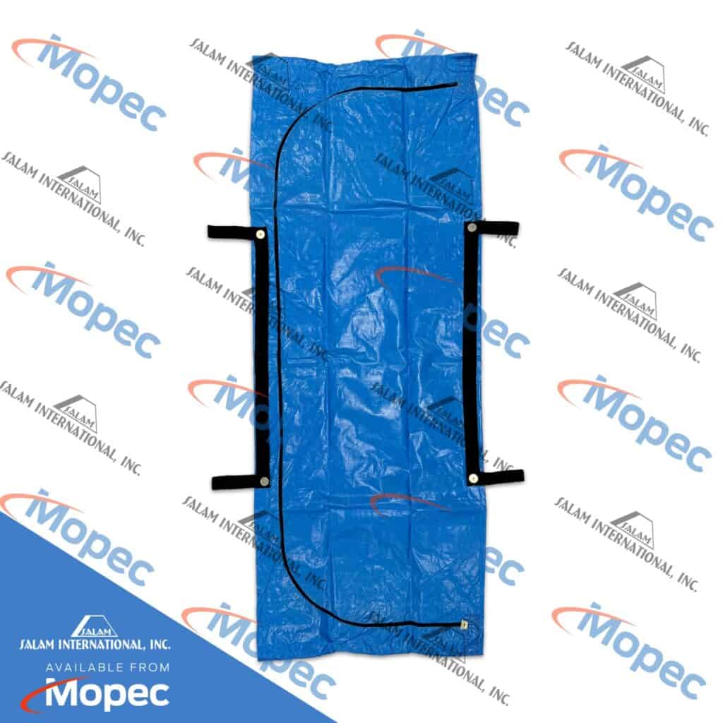 Salam Adult Body Bag, 94" x 36", HDPE Tarp, Envelope Zipper, 4 Handles ...