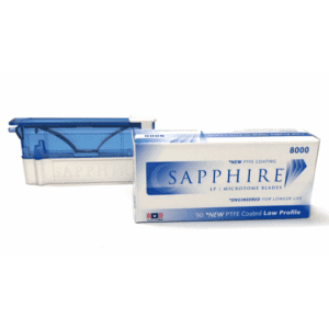 SAPPHIRE Premium-Coated Microtome Blades, 50/Pack | Mopec