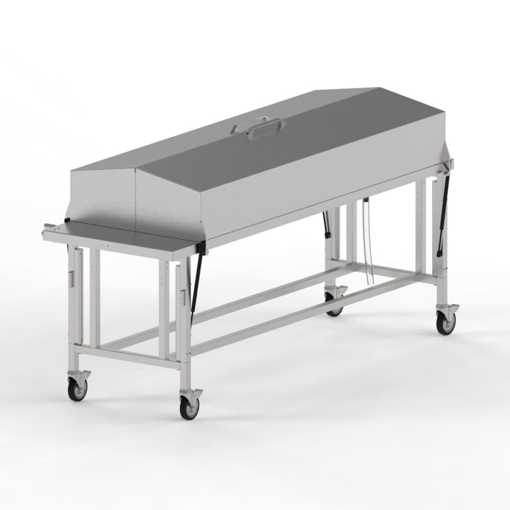 Covered Dissection Table with Lid Assist, Elevating